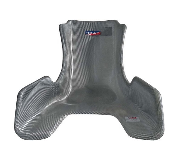 IMAF Go Kart Standard Model H7 Seat Soft Flex- Silver