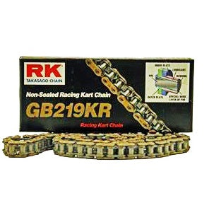 219 RK Go Kart Racing Chain Gold 114 Link